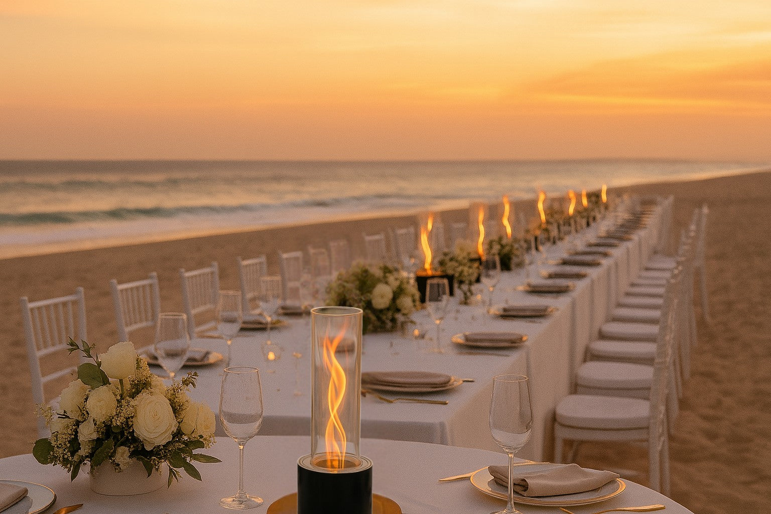 Twisted Flames Fire Pits for Weddings & Special Events